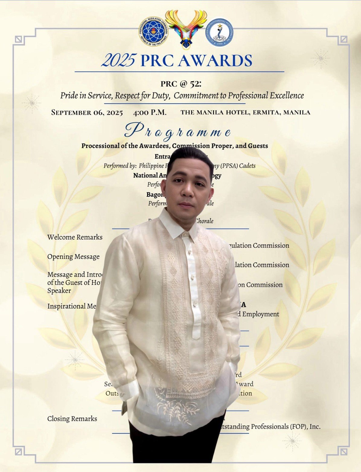 2025 PRC Outstanding Professional of the year award – NAMPAP